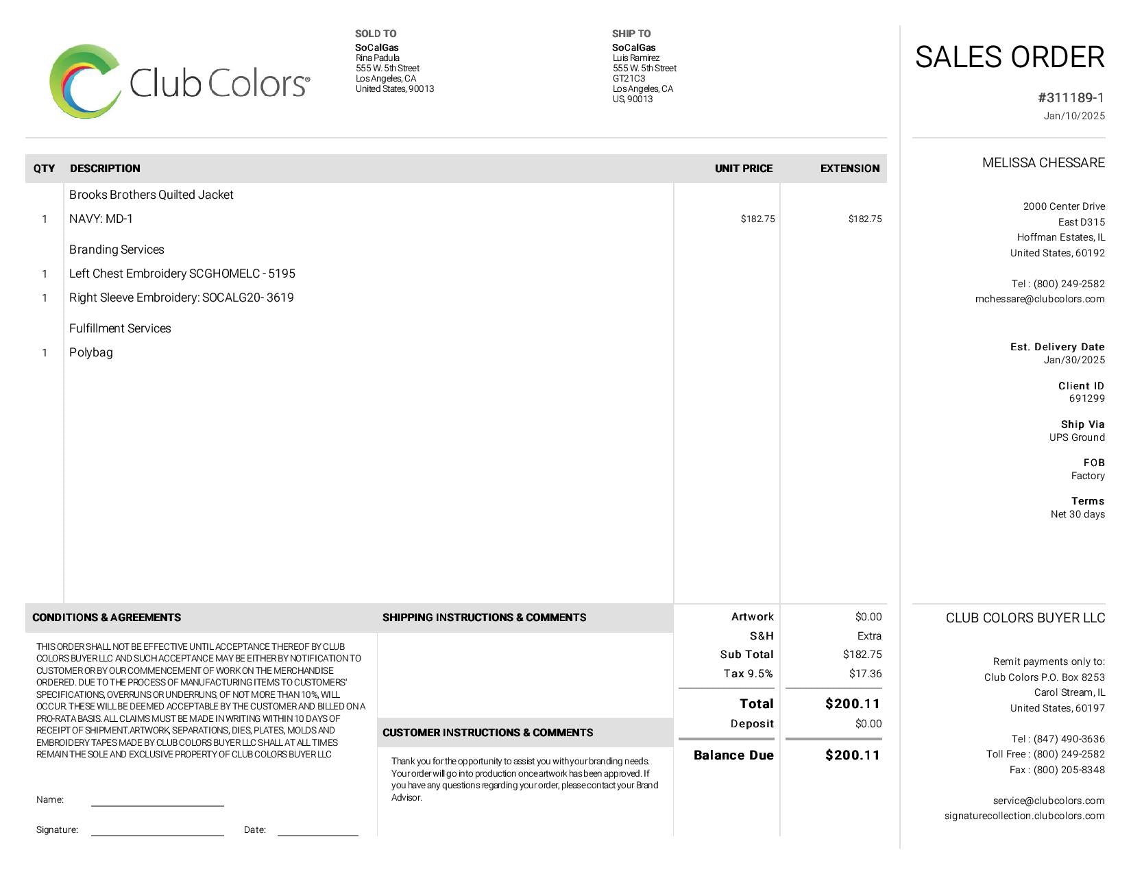 311189-MC-SCG – SoCalGas BrandShop