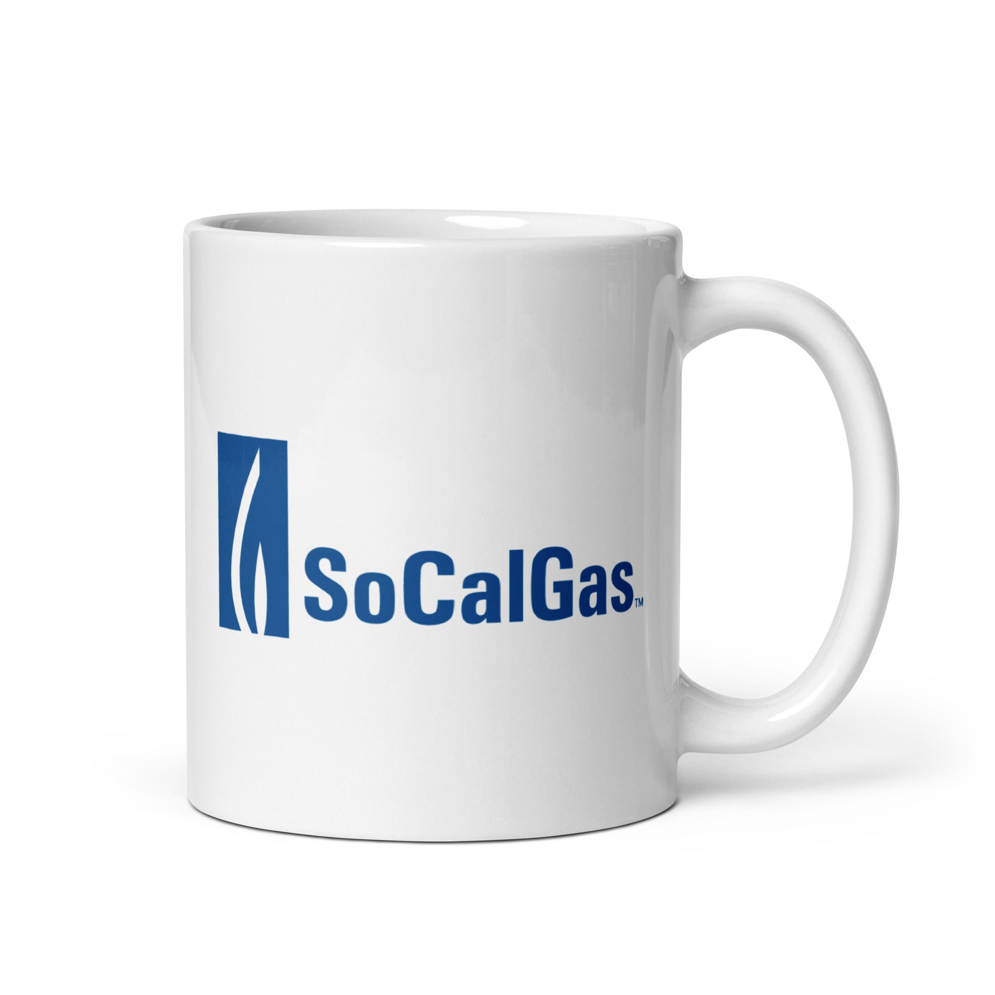 SoCalGas White glossy mug – SoCalGas BrandShop